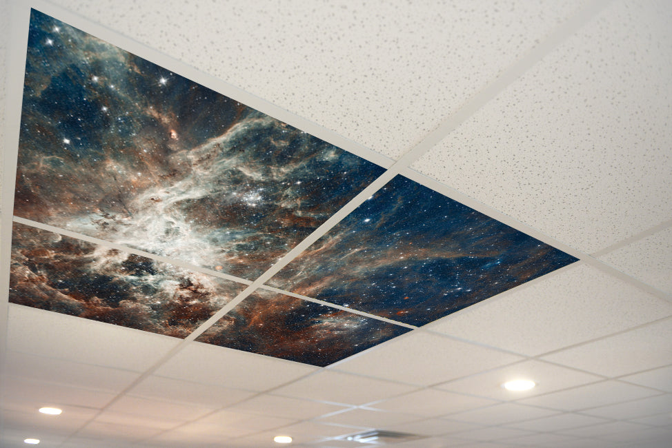 4208 Night Sky & Stars Ceiling Tile – ceilingscenes