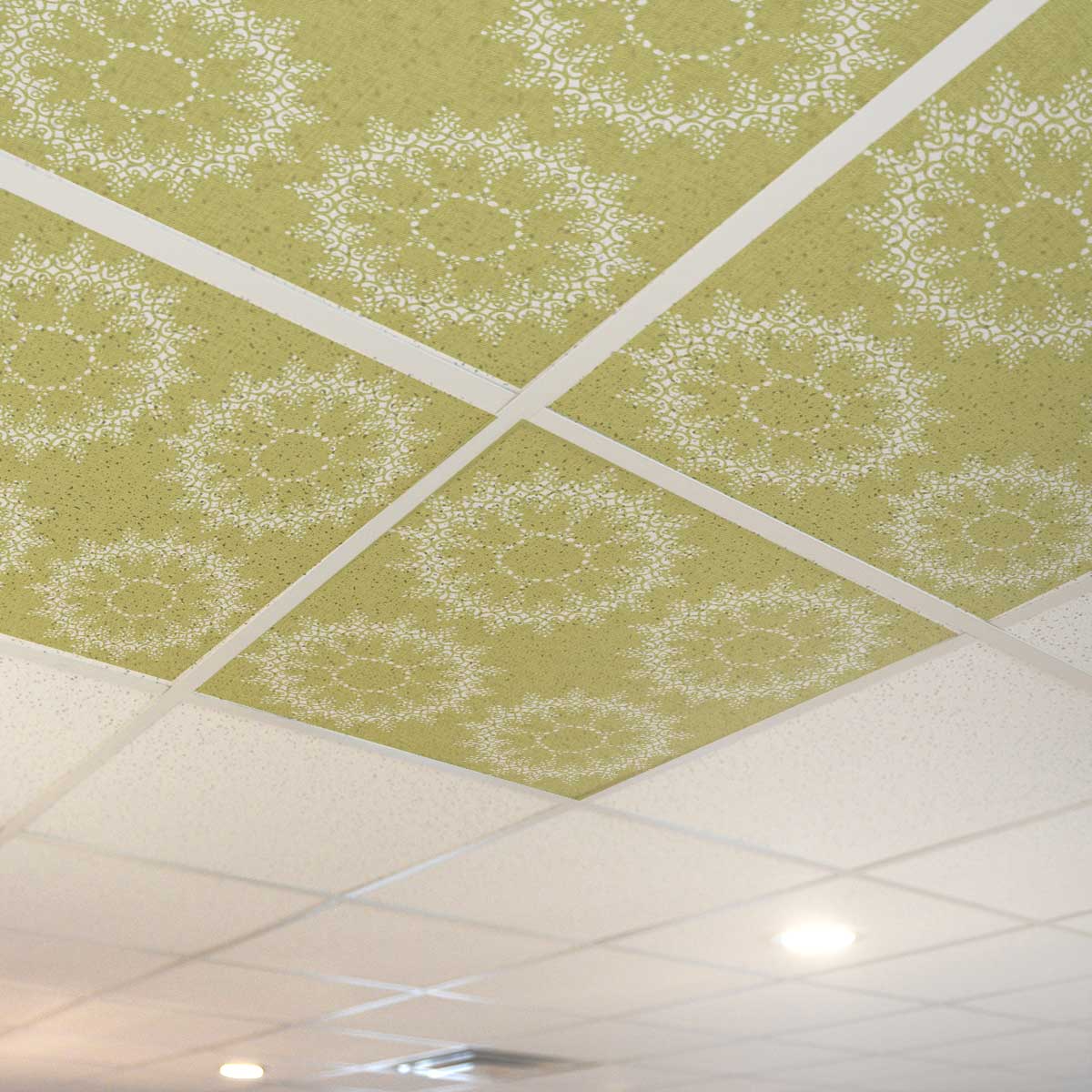 Lace Circles Pattern P26 Ceiling Tile – ceilingscenes