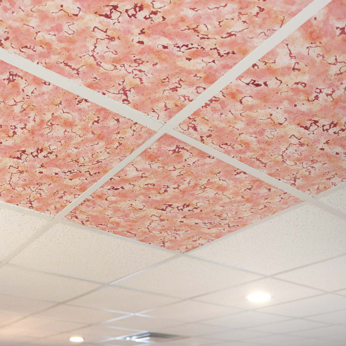 Carrara Marble Pattern P553 Ceiling Tile – ceilingscenes